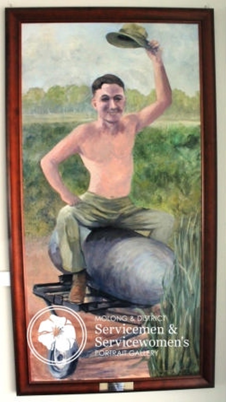 Painting of Ray Rolfe ; Anne Marie Ingham; PA2008-23 | eHive