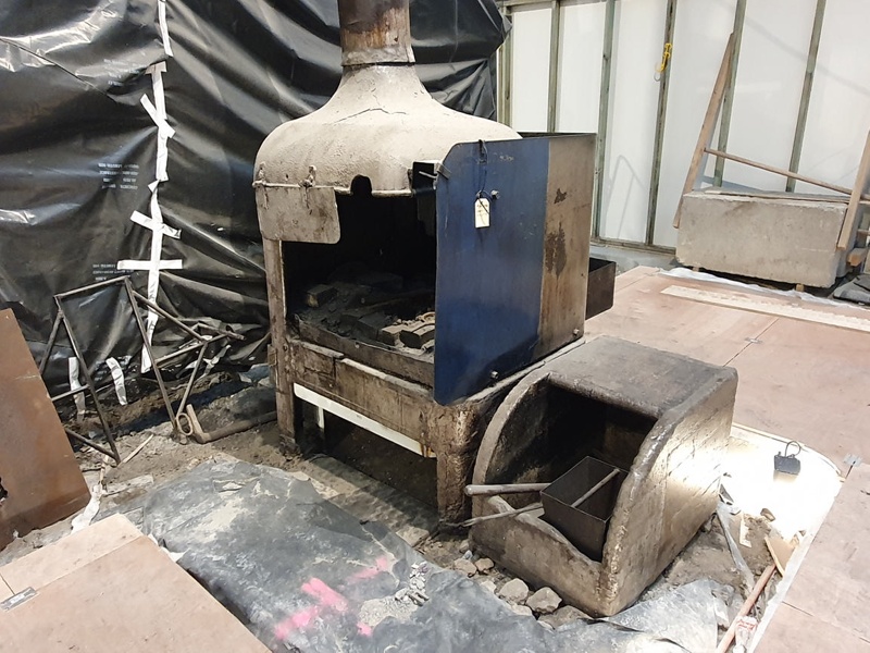 Blacksmiths Forge and Coke Bin; Alldays & Onions Pneumatic Engineering ...