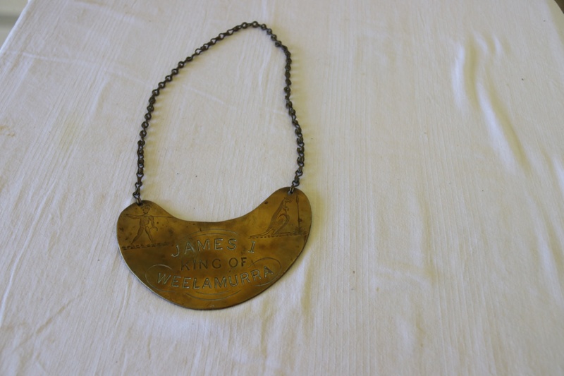Aboriginal breastplate - James 1 King of Weelamurra; 53 | eHive