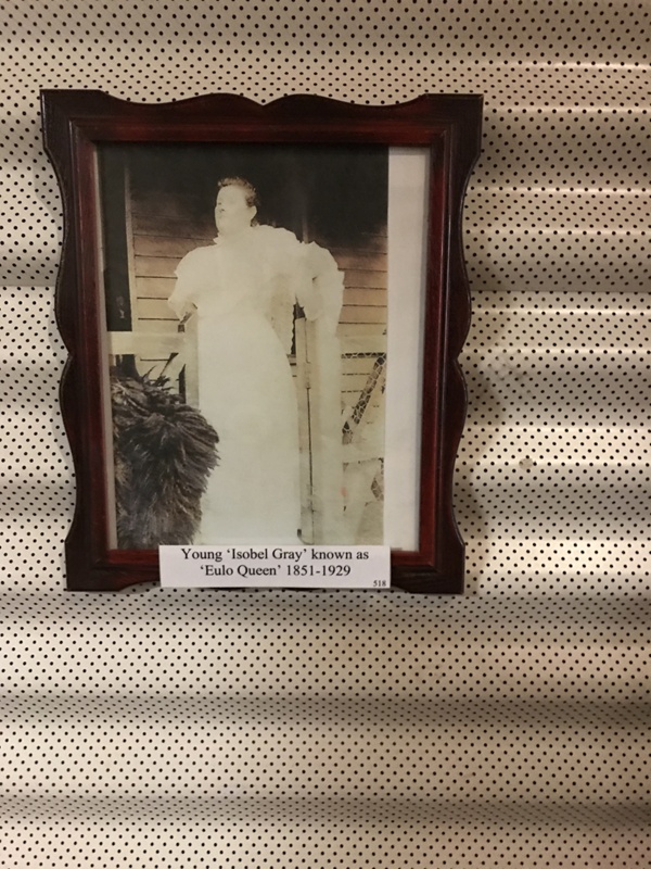 A collection of memorabilia on Isobel Gray, the Eulo Queen; Unknown ...