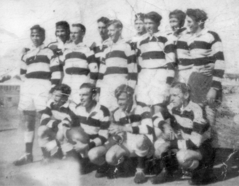 BP.1084 Mitchell Football Team, Mitchell Magpies, Mitchell Qld; 1950 ...
