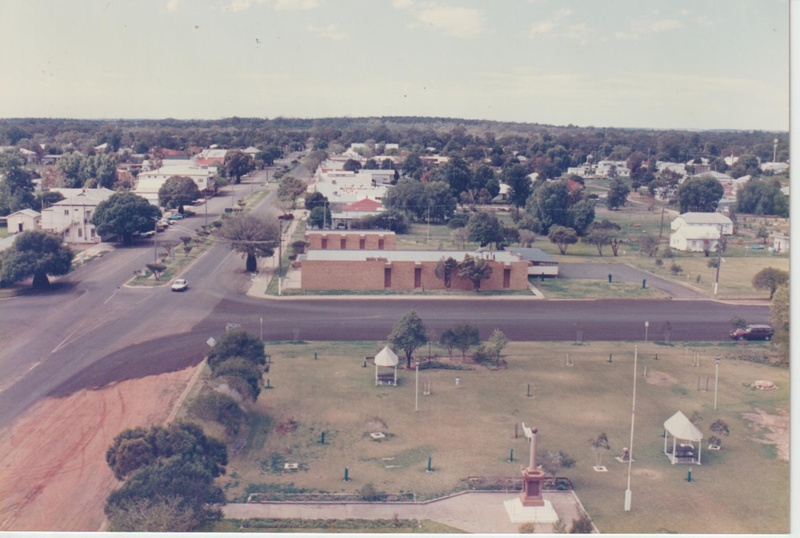 BP.1357 Mitchell town photos taken from the top of the water tower ...