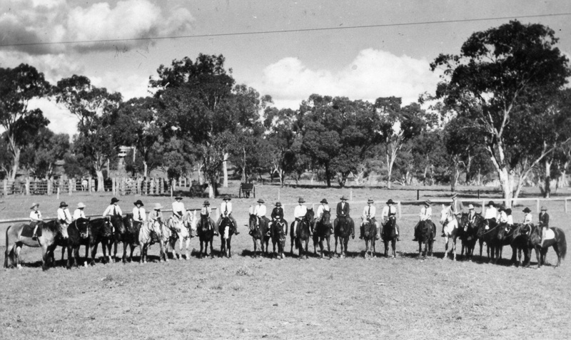 BP.1225 Mitchell Show Riders - Children, Mitchell Qld; 1930's; BP.1225 ...