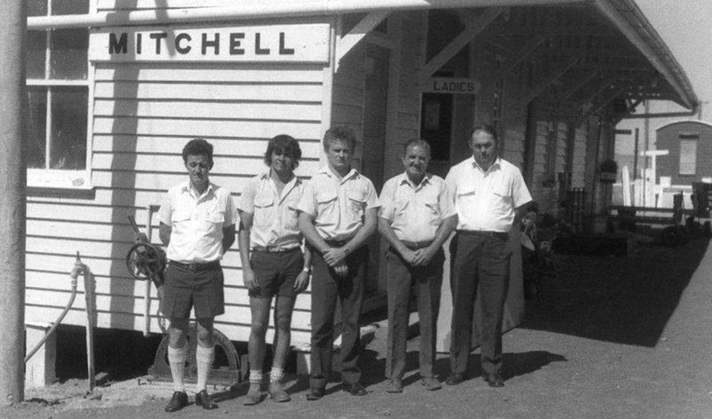 BP.83 Mitchell Railway Staff, Mitchell ; 19/2/1985; BP.83 | eHive