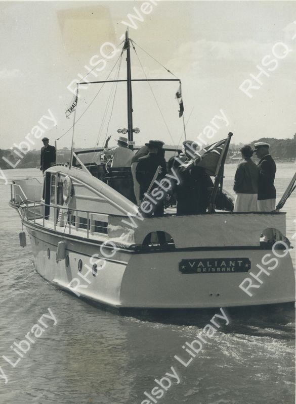 Royal Visit 1959 - "Valiant" with H R H Princess Alexandra aboard; The ...