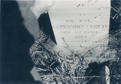 Catherine Leslie - wife of Patrick Leslie ; Hamilton, Robert C; pre ...