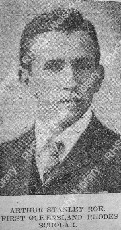 Arthur Stanley Roe, first Queensland Rhodes Scholar; 1904; P50396 | eHive