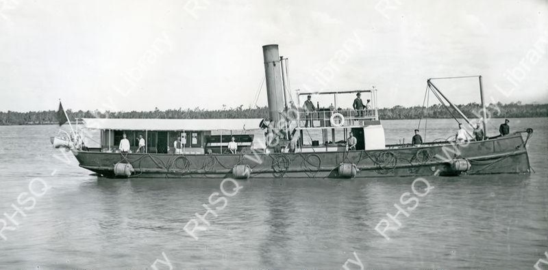 Submarine Mining Vessel "Miner", built 1890 by Evans Anderson and ...