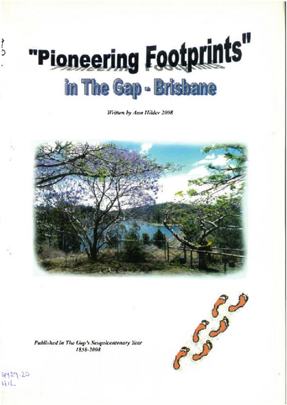 Pioneering footprints in the Gap - Brisbane; Hilder, Ann; 72082 | eHive