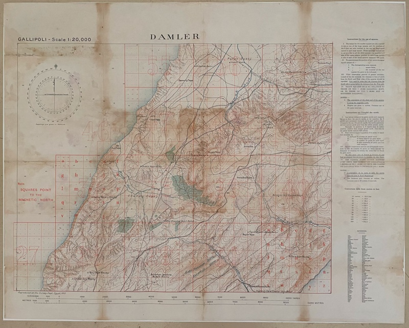 Damler : Gallipoli, scale 1:20 000 [cartographic material] / reproduced ...