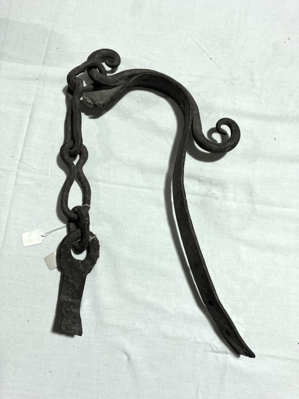 Part of a pack-saddle tree, found on Nappa Merrie Station, on Cooper ...