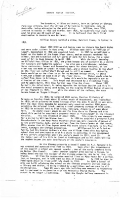 Family File - Drynan family history; FF4940 | eHive