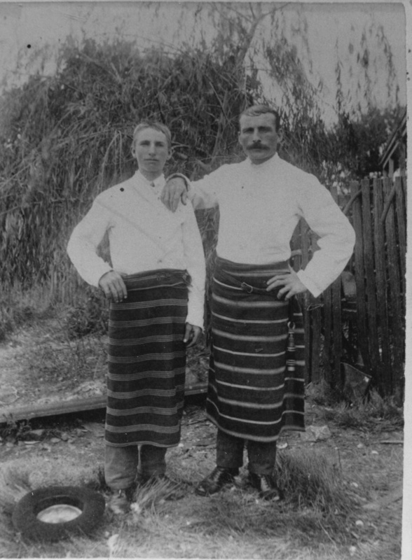 Bob and Arthur Thorpe, Mitcham butchers; Unknown; P03107 | eHive