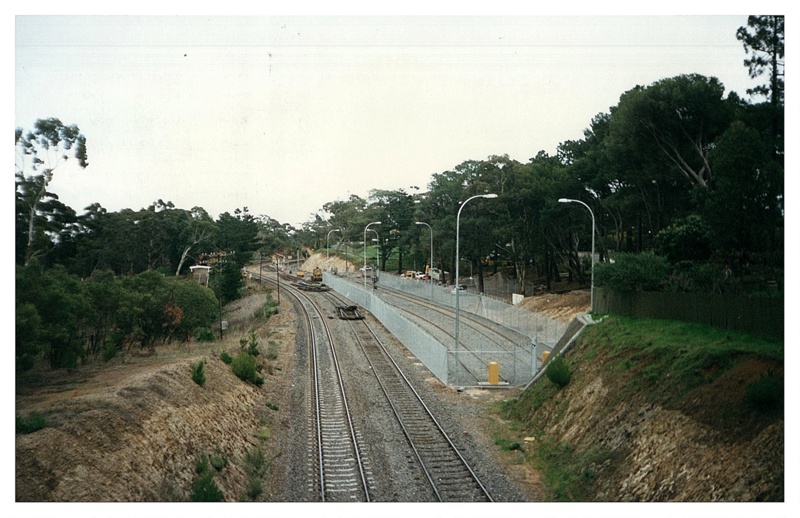 Belair railway station, finished work on the new railcar compound; 1994 ...