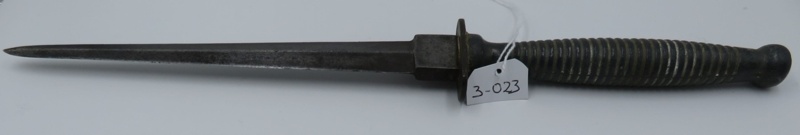 Australian commando dagger and scabbard; Gregory, Melbourne; 3-023 | eHive