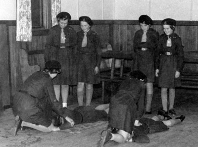 1960 Red Kowhai Patrol Anne Chatterton, Nancy Woods, Gillian Clark ...