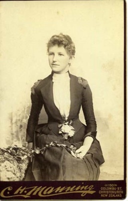 Miss Irvine, ex Kate Wraight, photo C H Manning 150 Colombo St ChCh ...
