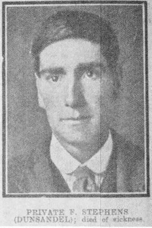 Frederick Stephens 40255 killed WW1 ex SDC kete; DHS-1730 | eHive