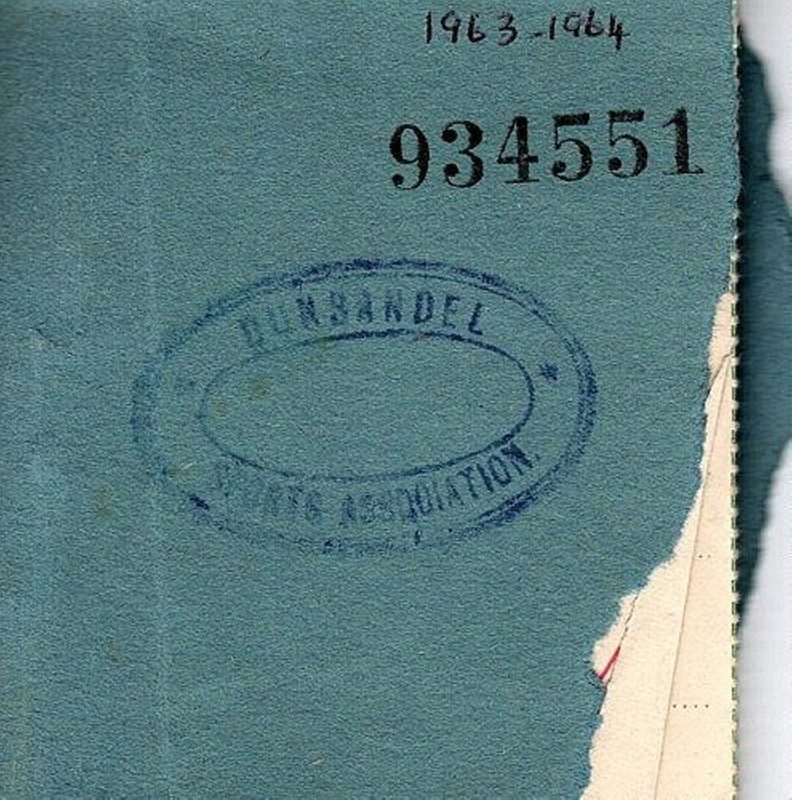 Cheque Butts, Dunsandel Sports Association, 1963-1964; 2006-24-05 ...