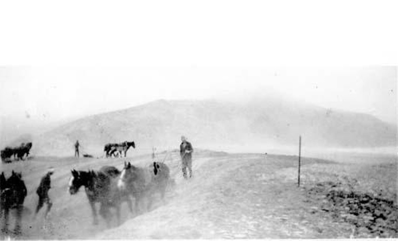 ca 1934 Arthur Burrows team opening Lake Forsyth ex Ralph Burrows; DHS ...