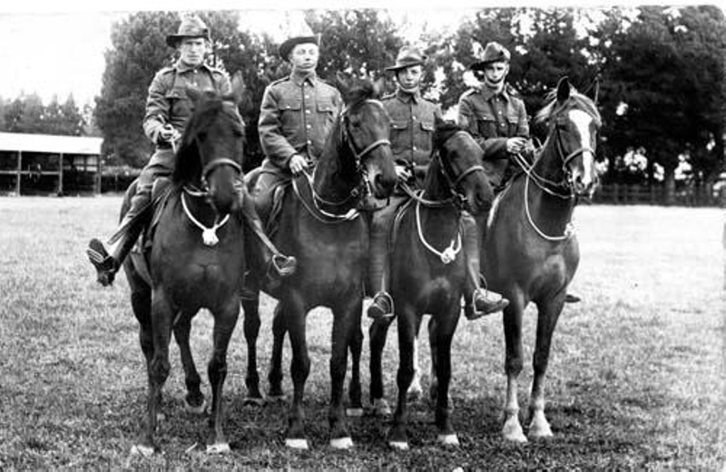 WW1 maybe 4 local soldiers, Richard Claydon 2nd from left ex Ali Coomer ...