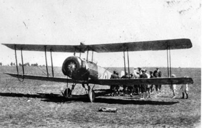 T28 1919 Plane landing on what is now A C Wright's paddock NgNo 263-856 ...