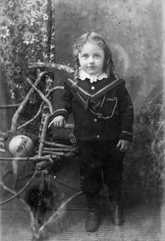 Watson album, maybe William Gabbie or Gebbie, in sailor suit, W ...