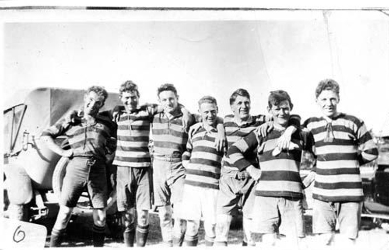 1925 Dunsandel Football Club, Eric Pocock, Fred Rapley, Clame! Pocock ...