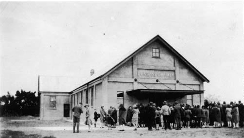 Opening of second Dunsandel Hall ex Robin Watson; DHS-1493 | eHive