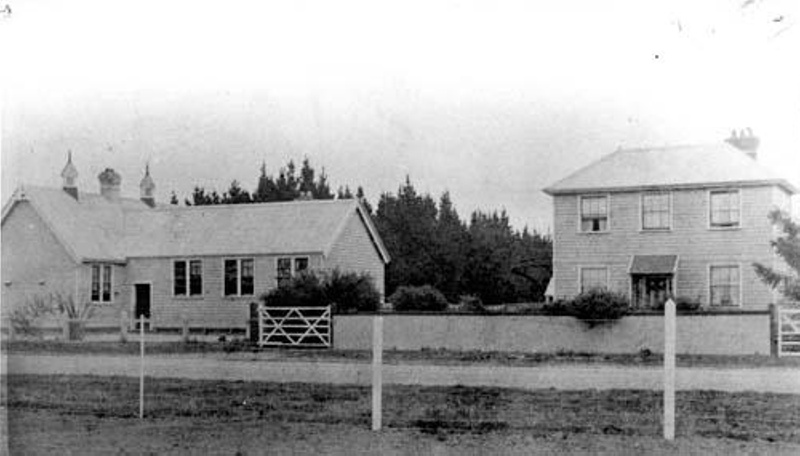 early 1900s B7 Dunsandel School and school house centennial NgNo 319 ...