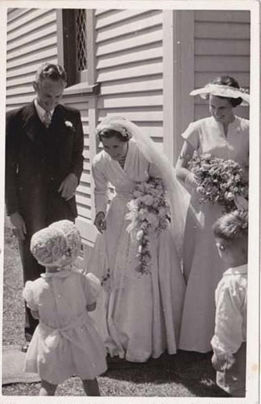 1952 17 January Kathleen & Ian TWEEDY wedding at Dunsandel Methodist ...