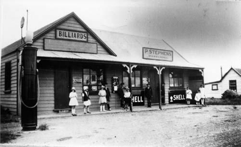M-Bus 1 ca 1918 Percy Stephens Store, Rapleys from 1951, Agnes Stephens ...