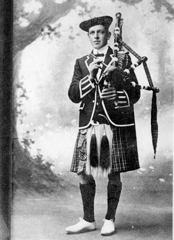 R10 Early 1900's Young piper James J Allan, ex John Allan; DHS-0519 | eHive