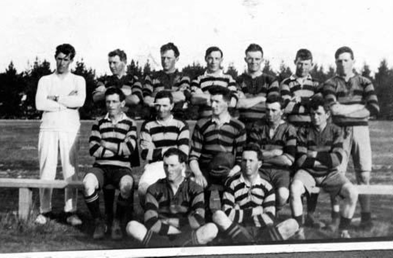 Dunsandel Rugby club, see DHS 1304, named ex Ali Coomer & J Gollan; DHS ...