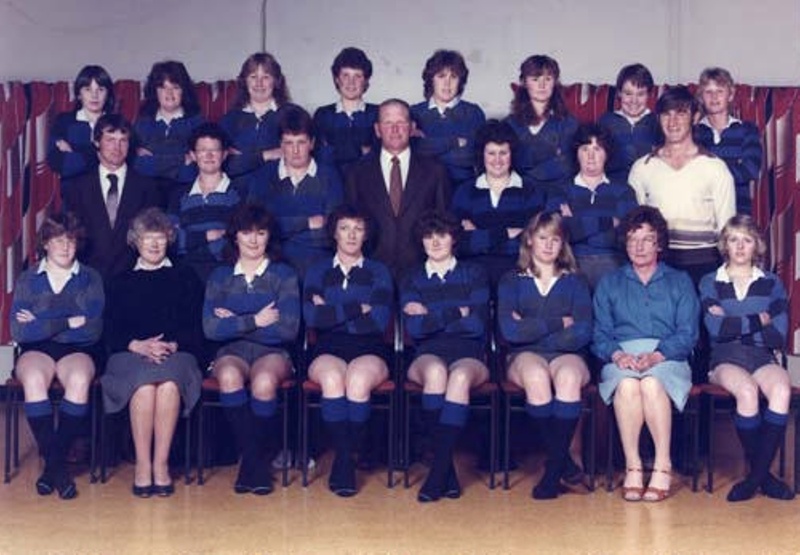 1984 Dunsandel Rugby Football Club, First Ladies RugbyTeam, named; DHS ...