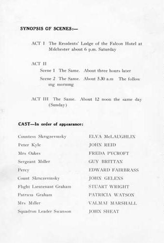1967 Flare Path 2nd page program; DHS-0386 | eHive