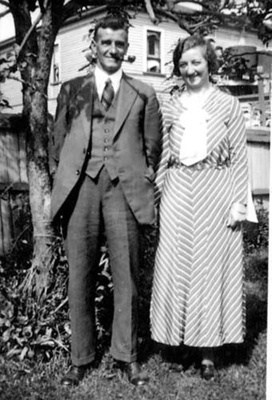 ca 1933 Lionel John Chatterton & Mary Mina nee McGill, Selwyn, ex ...