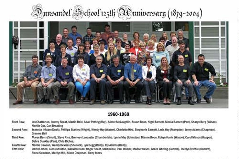 Dunsandel School 125 Anniversary 1879-2004 1960-69 ex Stephen Wright ...