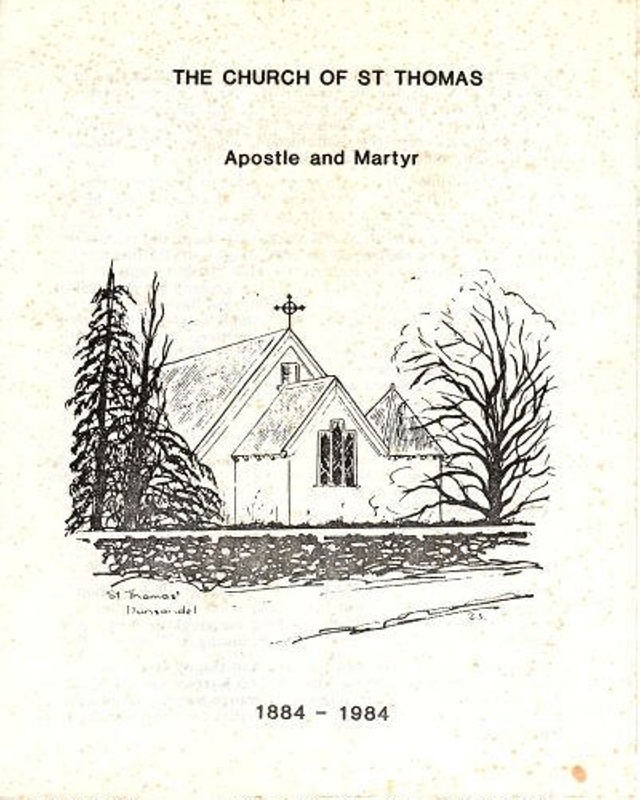 Booklet, St Thomas' Church, Dunsandel Centennial, 1984 ; 2006-15-04 ...