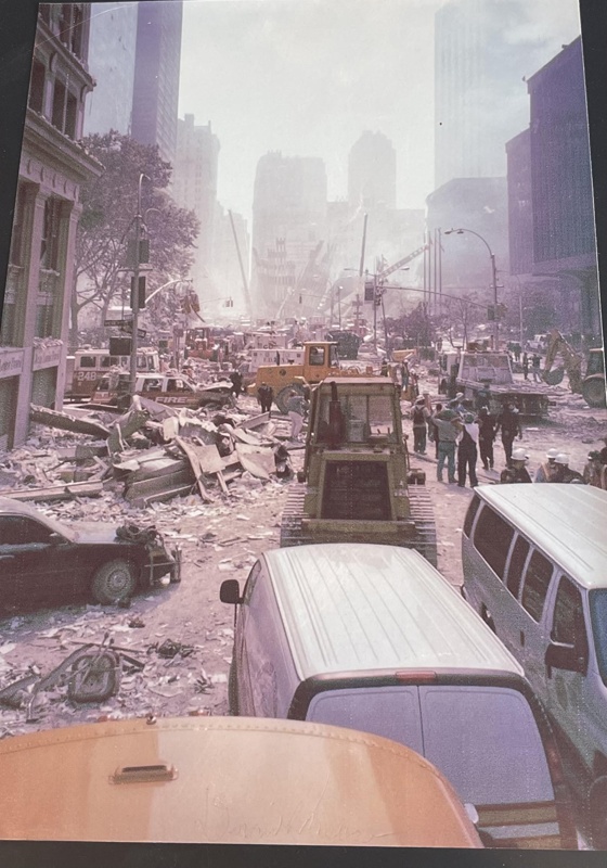 Photograph of New York City After the Collapse of the World Trade ...