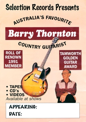 Poster of Barry Thornton presented by Selection Records ; POST103-AC47 ...