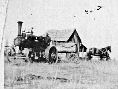 Steam Powered Engine - Threshing; 1920s | eHive
