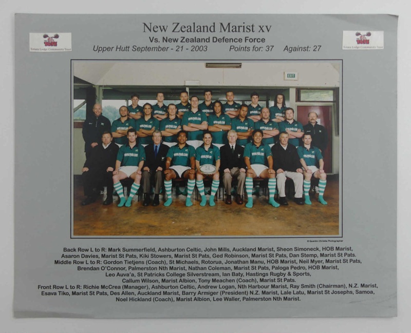 New Zealand Marist XV vs New Zealand Defence Force September 2003 ...
