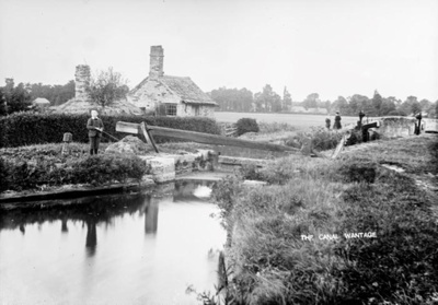 Grove Top Lock, Wilts and Berks Canal circa 1900.; Tom Reveley; 1900s ...