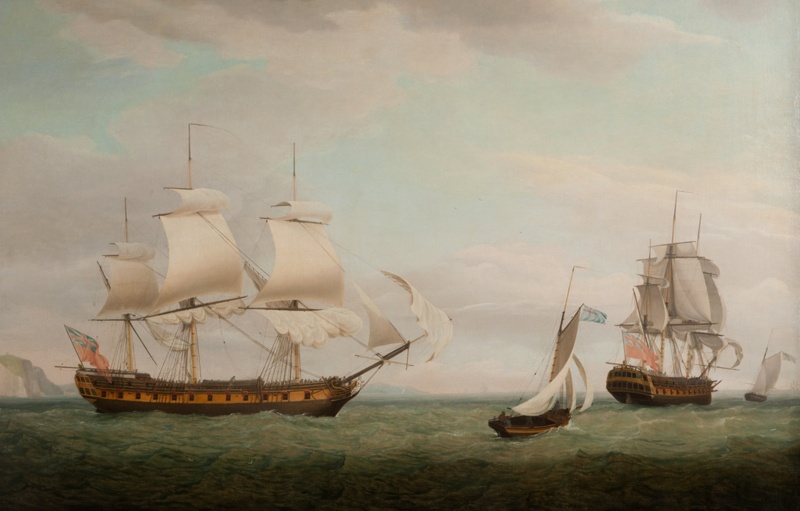 Portrait of the convict transport PITT; Thomas Whitcombe - Artist; 1793 ...