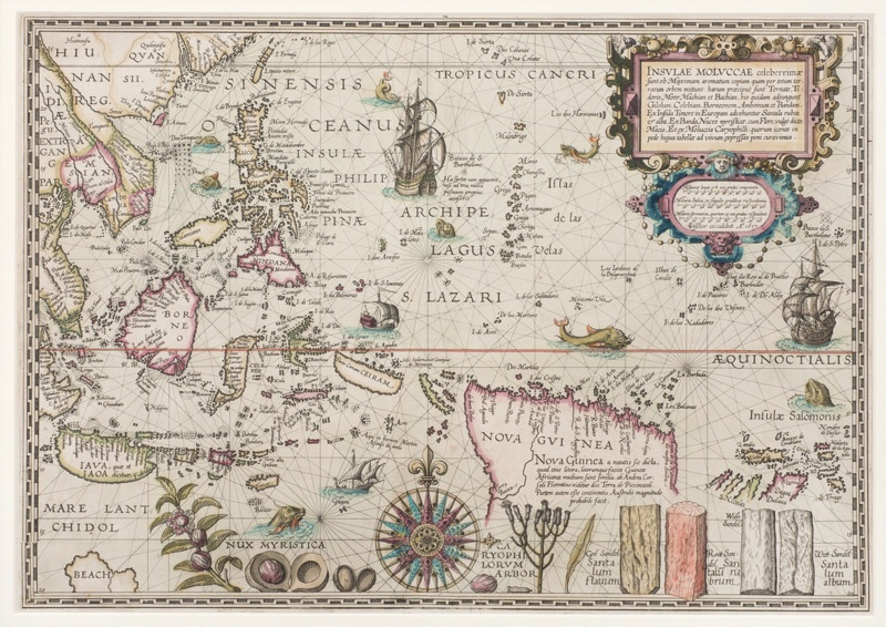 Far East Spice Map; Petrus Plancius - Cartographer; 1617; SF001460 | eHive
