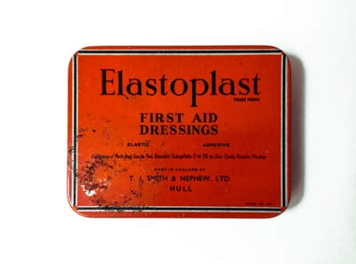 Elastoplast Tin; T.J. Smith & Nephew; c. 1927-1940 | eHive