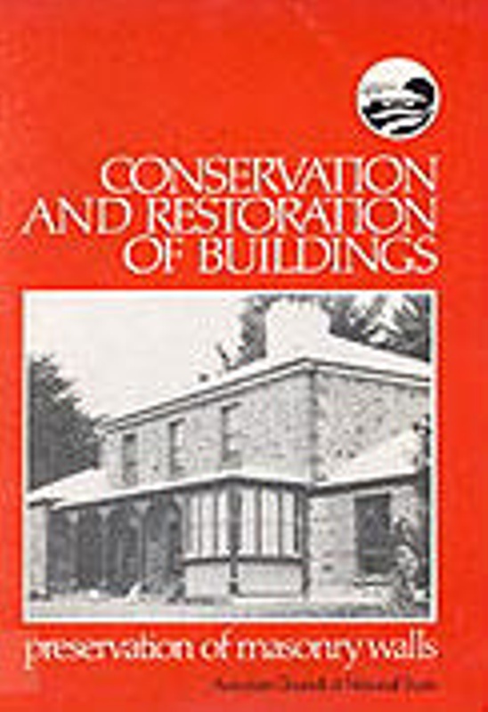 Conservation and restoration of buildings : preservation of masonry ...