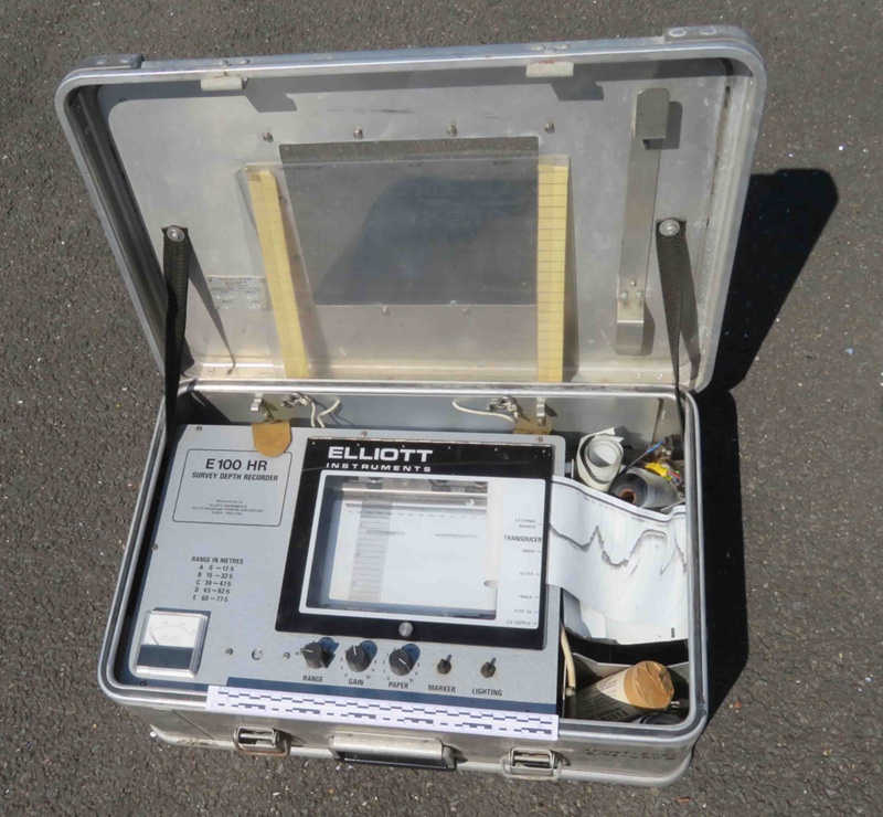 echo sounder used to survey river orwell; elliott instruments; IPSMT ...