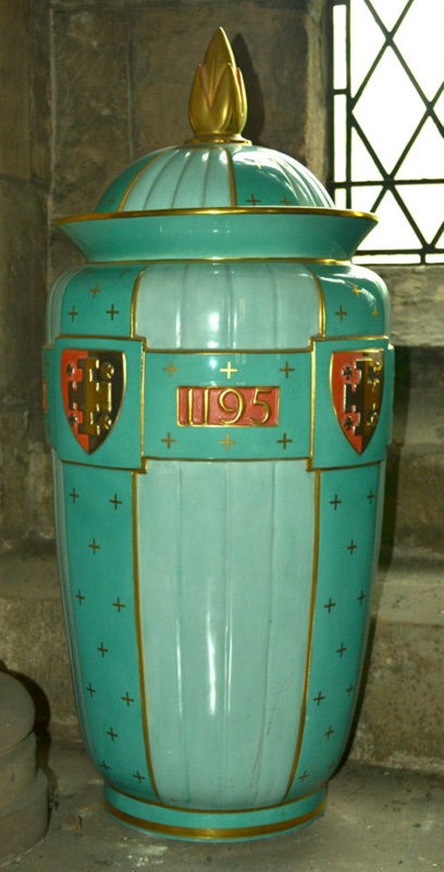 Cross of St. Chad vase; Mintons; 1946; LCA 0690 | eHive